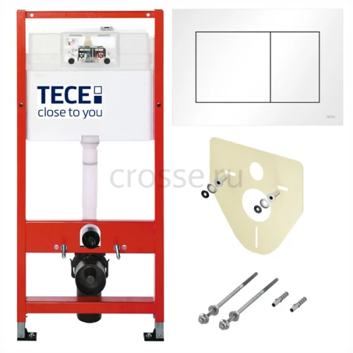 Инсталляция для унитаза ТЕСЕ TECEbase 2.0 9400413, 4 в 1 с белой ...